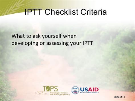 Indicator Performance Tracking Table Adapted From Fanta Ii