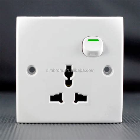 Multifunctional Wall Sockets 6 Pin And Switches Universal 13a 1 Gang Bangladesh Electrical