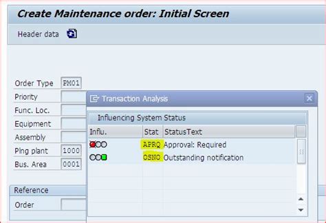Solved Status Check Error For Pm Order Sap Community