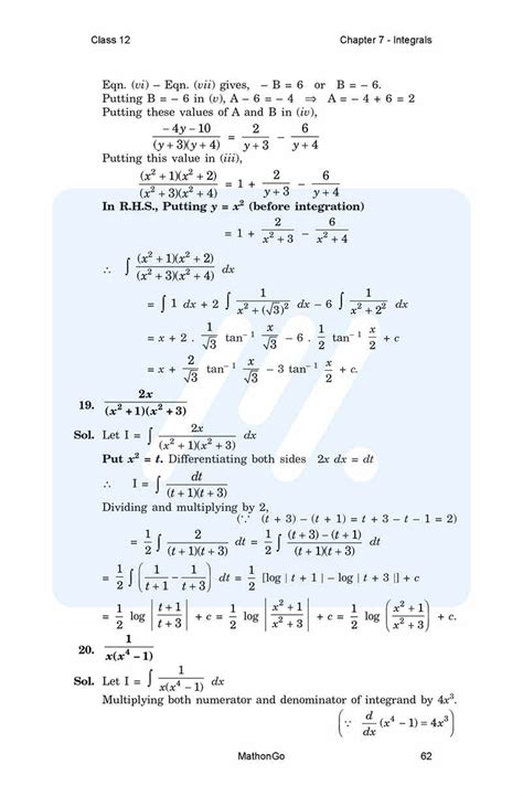 NCERT Solutions For Class Maths Chapter Exercise MathonGo