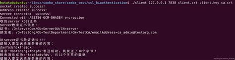 基于openssl实现双向身份认证及安全通信基于openssl身份认证 Csdn博客