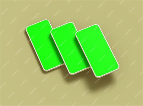 Premium Photo Unbranded Smartphones With Green Screen Design For Uiux