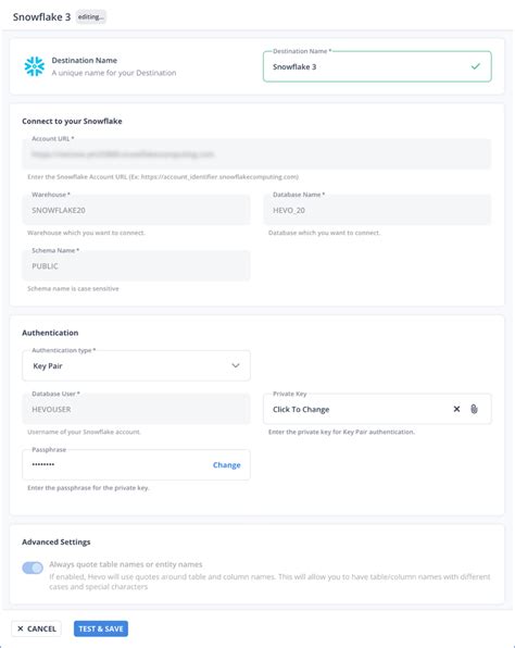 Modifying The Source And Destination Configuration Hevo Data
