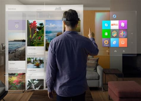 Microsoft HoloLens Headset Displays High Definition Holograms