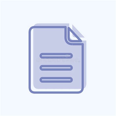 Icon Notes Suitable For Mobile Apps Symbol Two Tone Style Simple