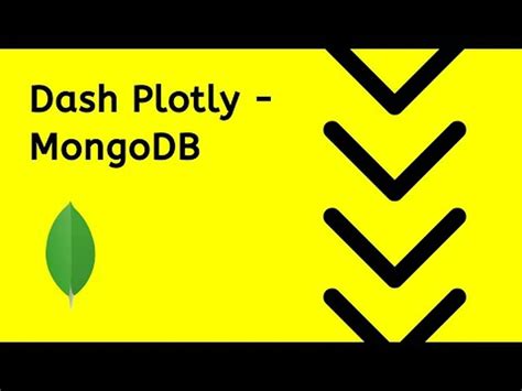 Python Dash Web Application Connected To Live Database Mongodb