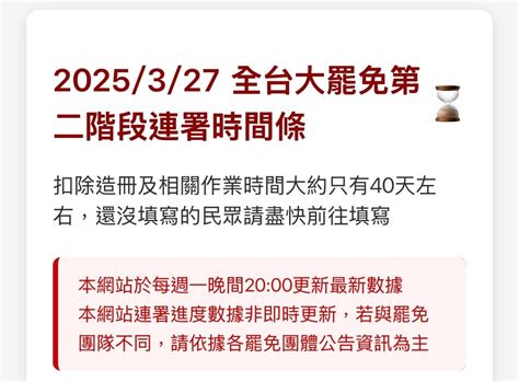 這裡是另一個進度網站，可能有數據輸入時間差，兩個網站互相搭配著看吧 （這裡的徐巧芯才讓人比較安心😌，繼續衝！）