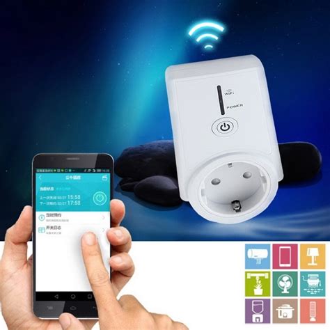 Wifi Remote Control Power Socket Wi Fi Wall Socket Remote Controlled Via Internet LAN Smart