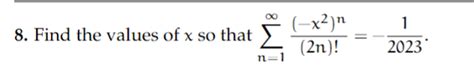 Solved Find The Values Of X So That Chegg Com