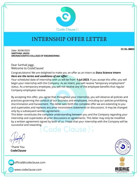 Sarthak Jaggi On Linkedin Codeclause Intern Internship Datascience