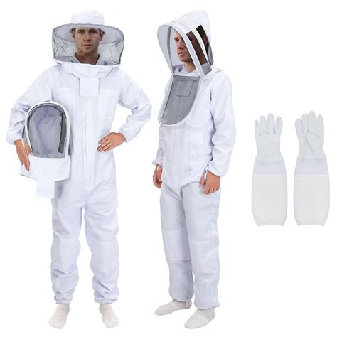 Bee Suit For Menandwomen With Gloves And 2 Veils Ventilated Xxl