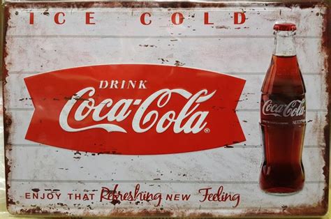 PLECHOVÁ CEDULE VELKÁ COCA COLA XXX Aukro