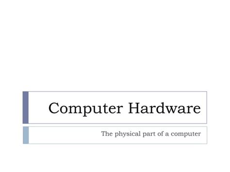 Week5 Hardware System Unit Pptx Operating Systems Computer Software And Applications