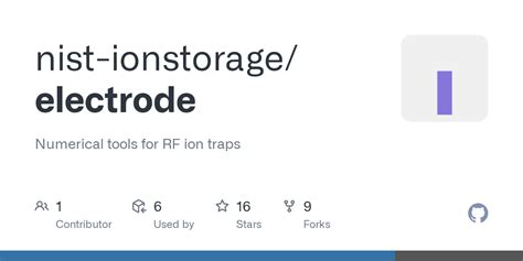 Github Nist Ionstorageelectrode Numerical Tools For Rf Ion Traps