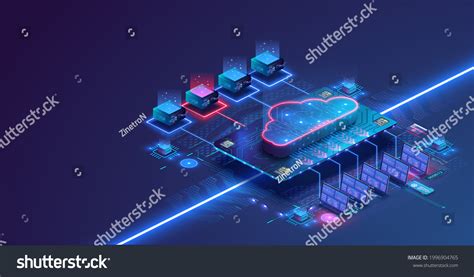 Data Center Isometric Concept Server Room Stock Vector Royalty Free 1996904765 Shutterstock