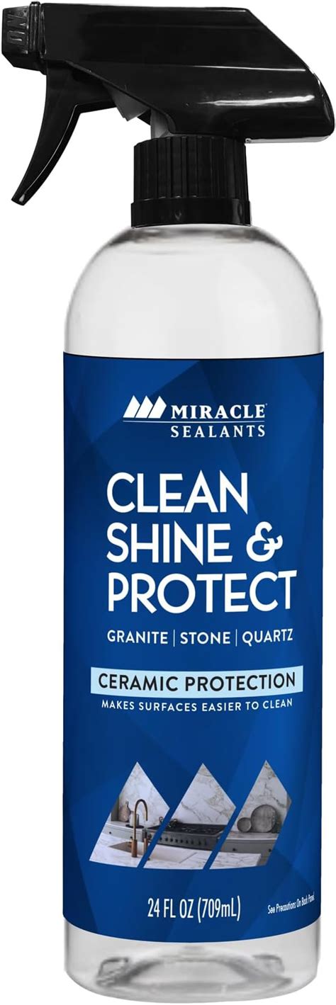 Miracle Sealants Clean Shine And Protect Spray For Granite