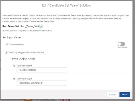 Passing Variables Between Flows In Salesforce