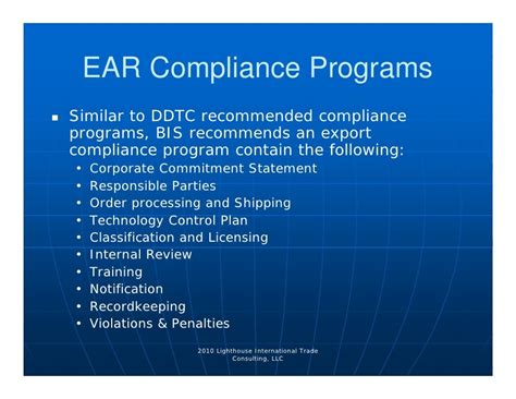 Export Compliance 4 13 10