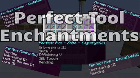 Best Tool Enchantments Perfect Tools YouTube