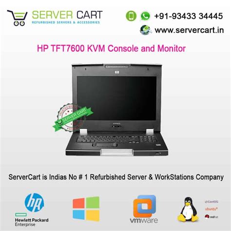 HP TFT KVM Console And Monitor ServerCart