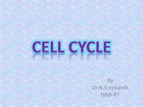 Cell Cycle Biology Powerpoint Presentation Biology Diagrams Floyd L