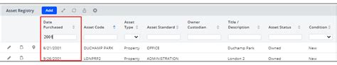 Reviewing And Managing Asset Data Asset Registry Tab Of The Asset