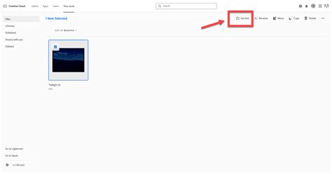 share library file button missing on creative clou adobe community