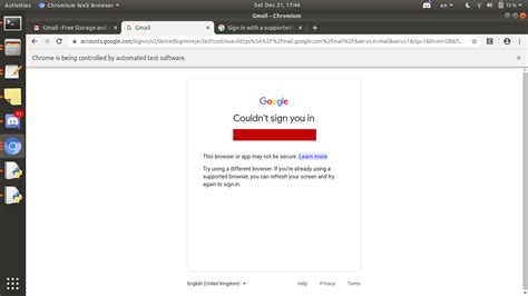 I Cant Login To Gmail With Selenium Anymore Super User