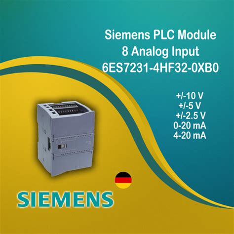 Siemens Analog Input PLC Module ES HF XB MET