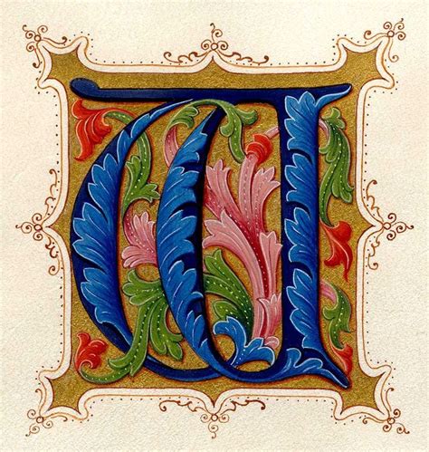 Image Result For Illuminated Letters Calligraphy Alphabet Lettering Alphabet Hand Lettering