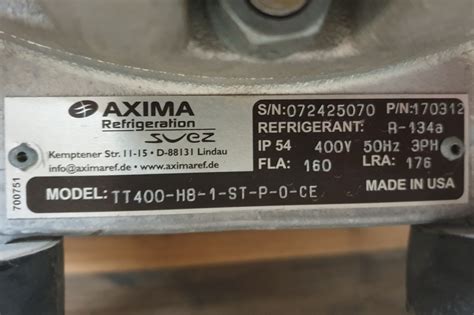 Used Danfoss Turbocor TT400 Compressor HOS BV Used Danfoss Turbocor TT400 Compressor HOS BV