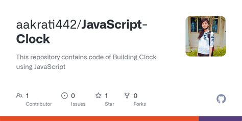 GitHub Aakrati442 JavaScript Clock This Repository Contains Code Of