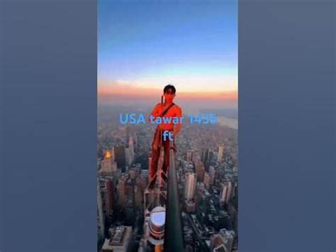 Climbing 1435ft Above The Empire State Building New York City Usa Short