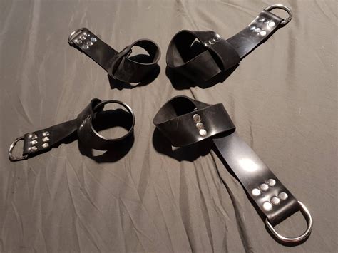 Slip On Wrist Ankle Suspension Cuffs For Bdsm Bondage Or Etsy