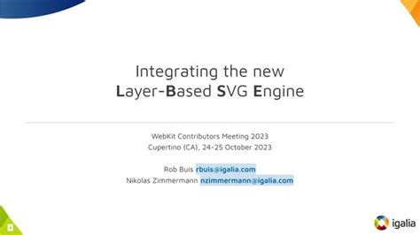 integrating the new layer based svg engine ppt