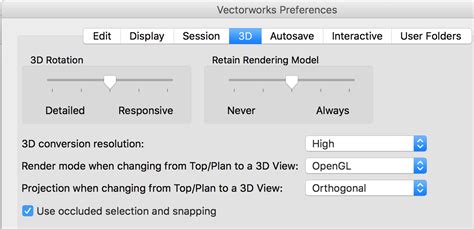 Render Mode And Projection General Discussion Vectorworks Community Board