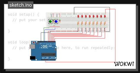 Luces De Navidad Wokwi ESP STM Arduino Simulator
