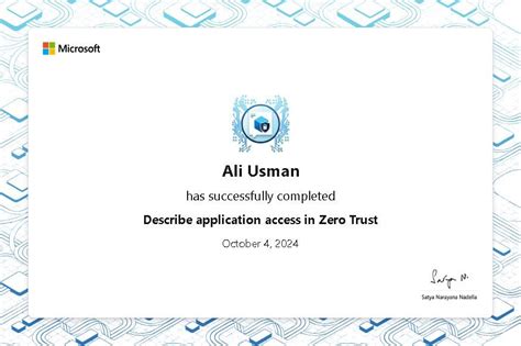 Ali Usman On Linkedin Zerotrust Cybersecurity Microsoftlearn Applicationsecurity…