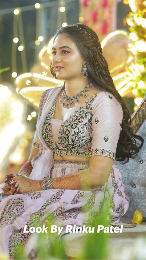 Look By Rinku Patel Indian Bride Hairstyle Bride Engagement Hairstyles
