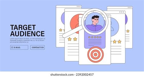 Target Customer Traffic Concept Audience Outreach Stock Vector Royalty Free 2392002457