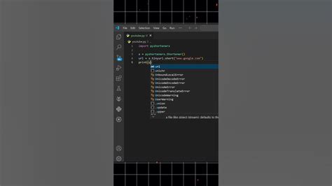 🔗 Create A Url Shortener In Python 🚀 Mini Python Project 🐍 Shorts Learnpython Youtube