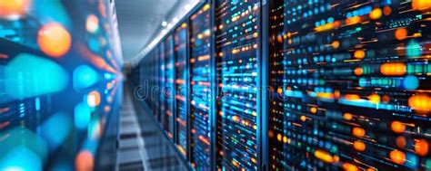 Medium Shot Of An Automation Tools Algorithm Optimizing Server Data