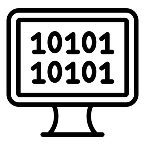Premium Vector Vector Design Binary Icon Style