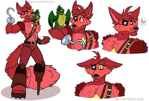 Reference Rockstar Foxy Fnaf 6 Фурри арт Милые рисунки Фан арт