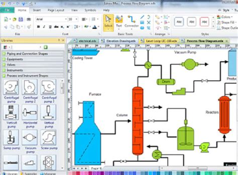 Diagram Process Flow Diagram Using Visio Mydiagram Online