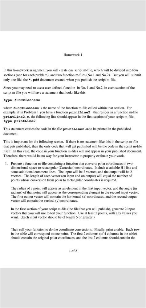 Solved Homework 1 In This Homework Assignment You Will