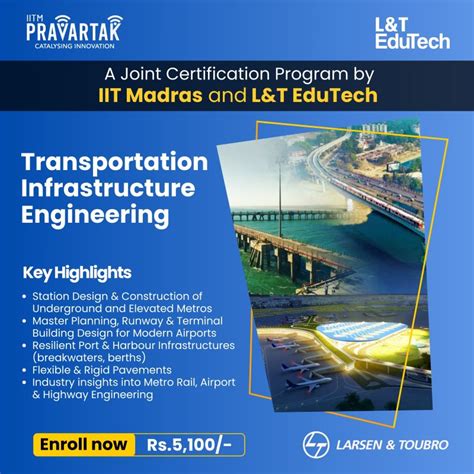 Lnt Lntedutech Infrastructure Engineering Transportation Landt Edutech