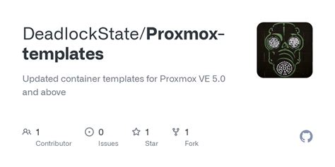 GitHub DeadlockState Proxmox Templates Updated Container Templates For Proxmox VE And Above