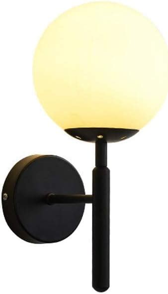 White Glass Shades Wall Lamp Bedroom Bedside Gold Metal Wall Lights Modern Wall Lighting