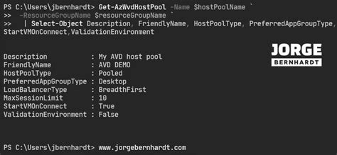 how to create an azure virtual desktop host pool · jorge bernhardt